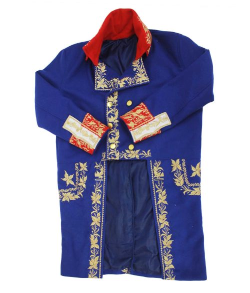 Napoleon Movie Joaquin Phoenix Blue Jacket - usaleatherfirm