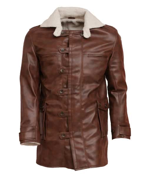 Batman The Dark Knight Rises Tom Hardy Bane Leather Coat