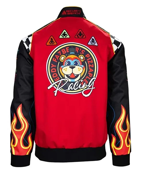 Five Nights At Freddys Fazcar Racing Jacket - usaleatherfirm
