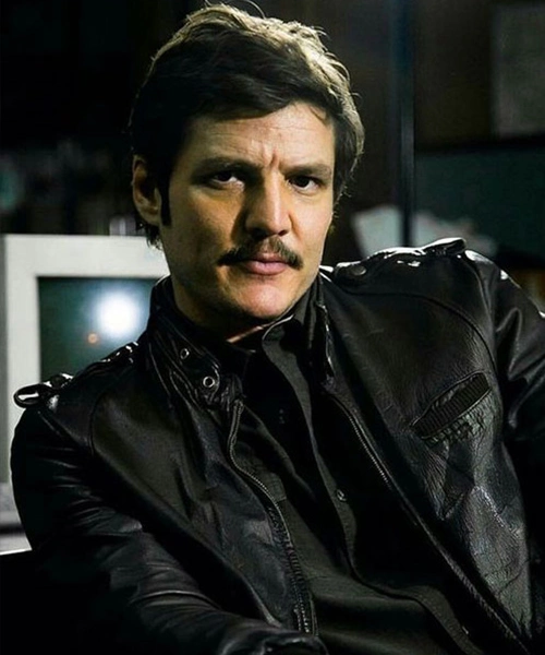 Pedro Pascal Narcos Black Leather Jacket - usaleatherfirm