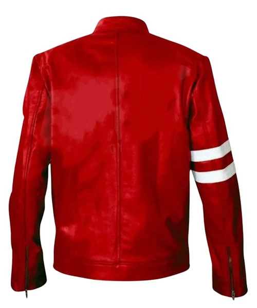 Ben Tennyson Red Costume Leather Jacket - usaleatherfirm