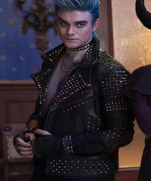 Descendants The Rise of Red Anthony Pyatt Jr. Studded Leather Jacket ...