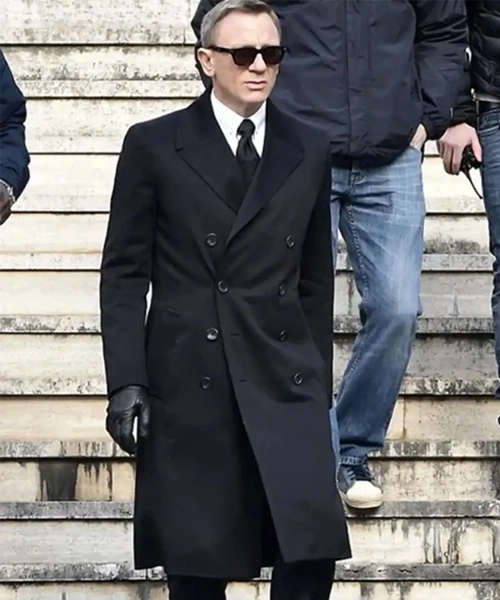 James Bond Spectre Trench Wool Coat - usaleatherfirm